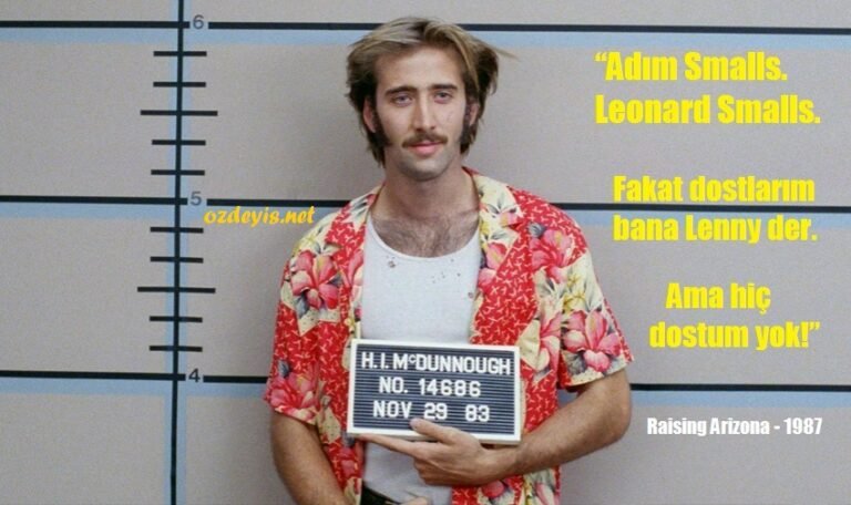 "Adım Smalls. Leonard Smalls. Fakat dostlarım bana Lenny der. Ama hiç ...